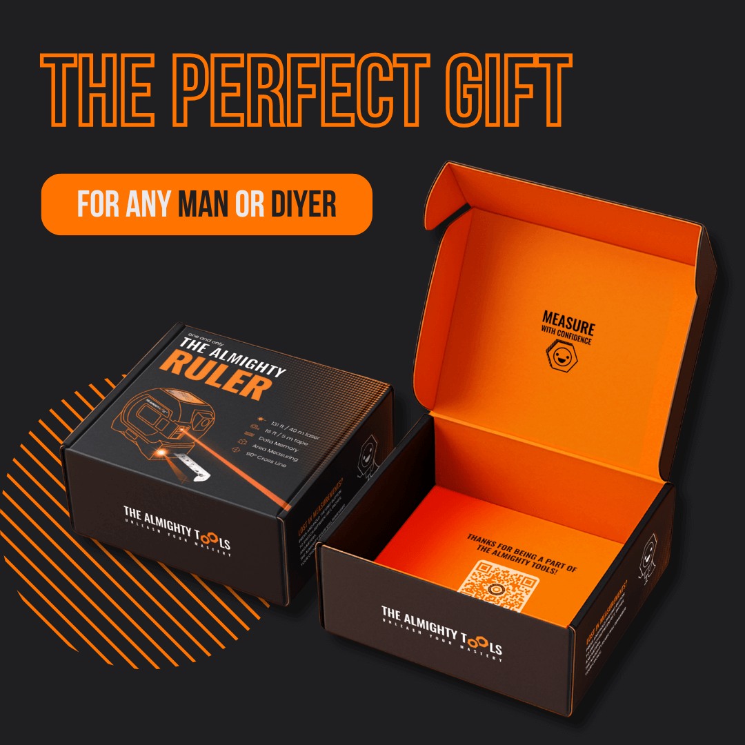 The Almighty Ruler® - Precise 3-in-1 Laser Measuring Tape – The ...