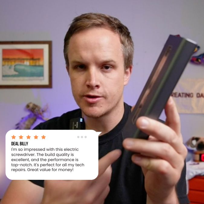 The Almighty Precision Electric Screwdriver 52 in 1™ - Repairs Helper ...